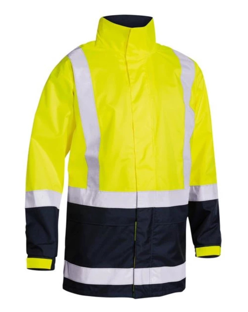 C-BJ6966T BISLEY Taped Hi Vis Rain Shell Jacket | Onsite Safety Australia