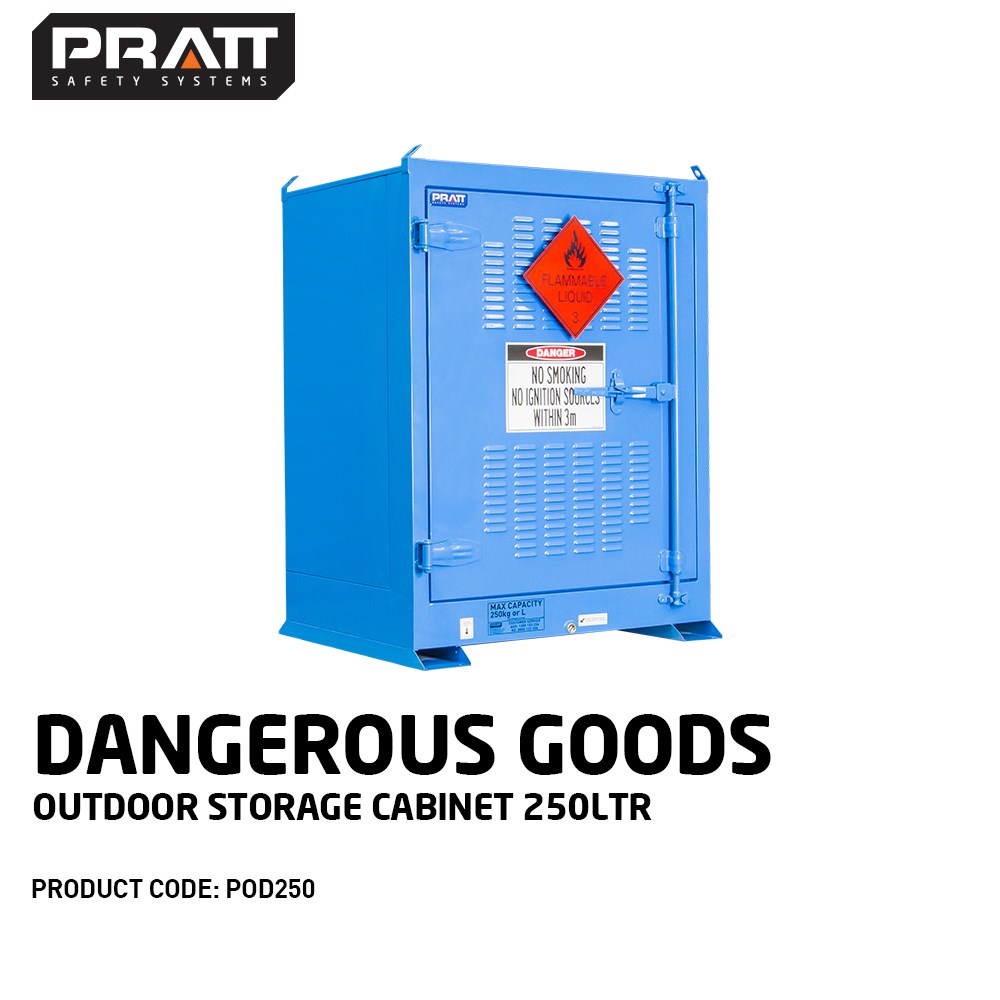ENV-POD250 Pratt 250L Outdoor dangerous goods Storage Cabinet. | Onsite ...