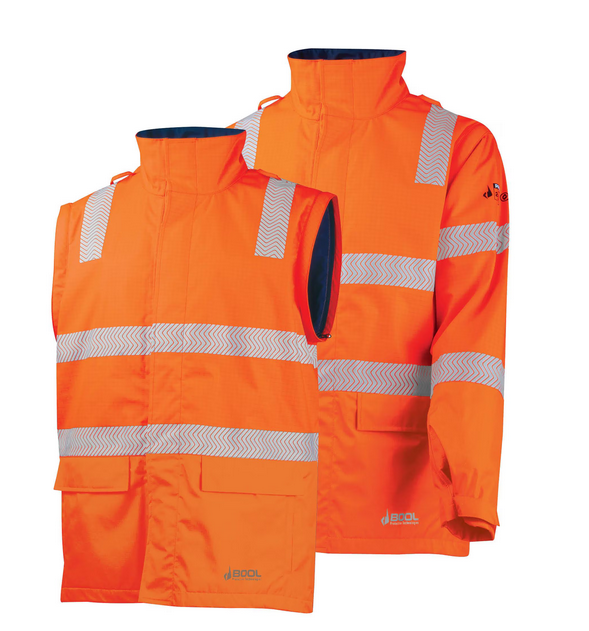 C-BW1340T4 BOOL Parvotex® Hi Vis Orange HRC3 Flame Retardant & Anti ...