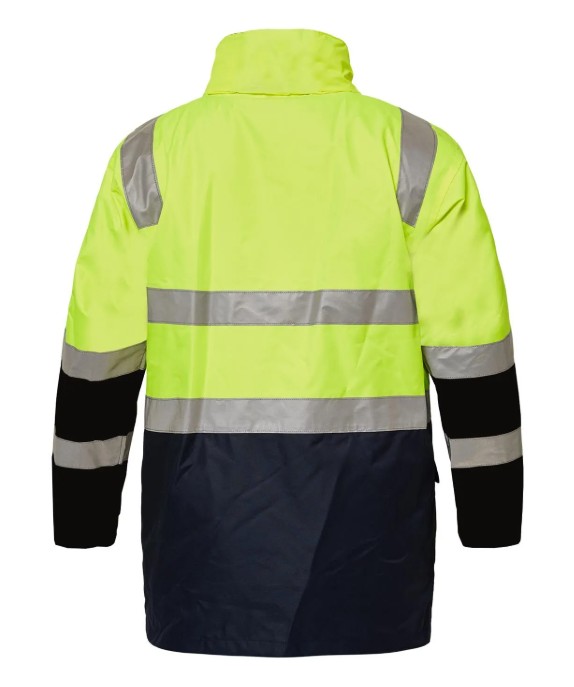 C-WW9022 WORKCRAFT Hi Vis 4 in 1 Reflective Jacket | Onsite Safety ...
